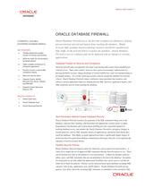 Database Firewall Oracle PDF Catalogs Technical Documentation Brochure