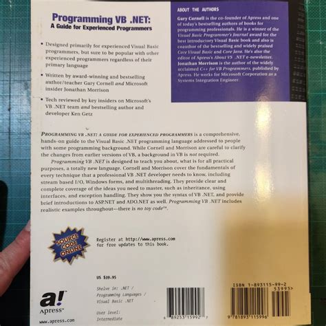 Programming VB NET A guide for experienced programmers 興趣及遊戲 書本