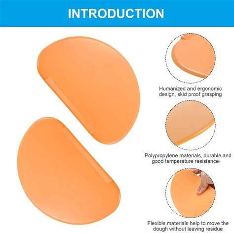 Badu Bg 1 бр Кухненска стъргалка Шпатула Гъвкава резачка за смесване на тесто с плосък ръб за