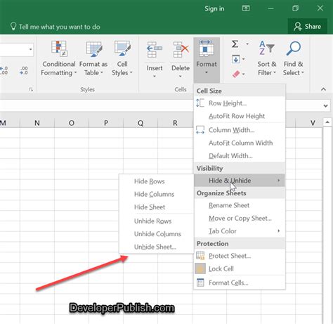 How To Hide And Unhide Worksheets In Excel