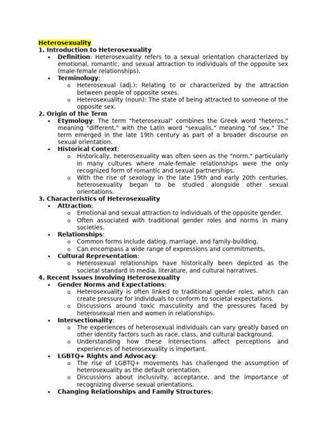 Types Of Sexuality Pdf Homosexuality Heterosexuality