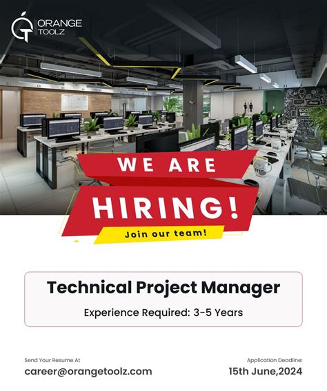 Mahabuba Tasmin On Linkedin Technical Project Manager Vacancy 3 💎 Experience Required At Least
