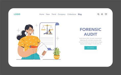 Forensic Audit Concept Flat Illustration 44865416 Vector Art At Vecteezy