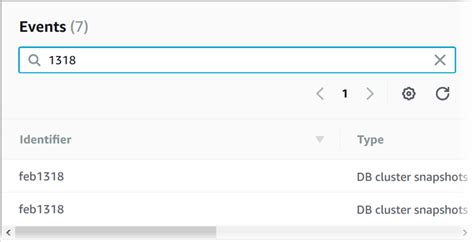 Amazon Rds 이벤트 보기 Amazon Relational Database Service