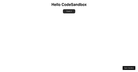 State Codesandbox
