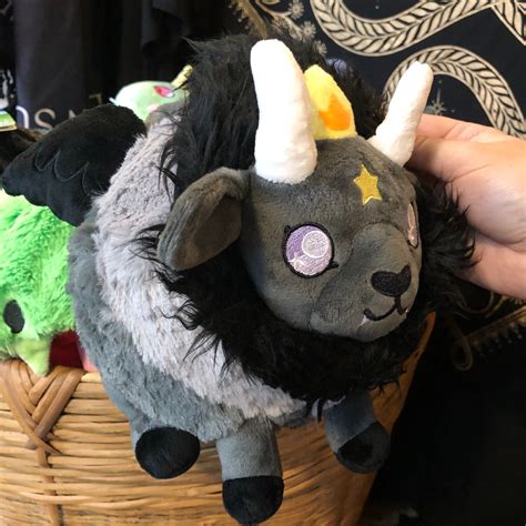 Baphomet Stuffie Plush Toy Mini Squishable Soft Thornandmoon