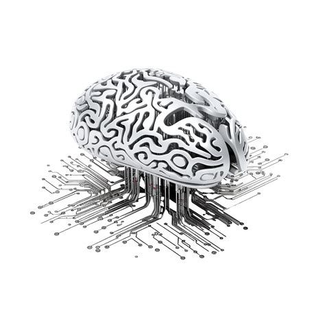 Artificial Intelligence Cloud Computing Concept Artificial Intelligence 3d Rendering Science