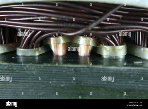 Electric Motor Stator Windings Stock Photo Alamy