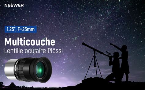 Neewer Lentille Oculaire De Télescope Plossl 125 Multicouche Verte