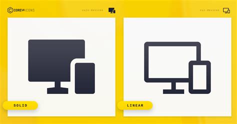 Devices Icon · Linear · Coreui Icons · Svg Javascript Typescript And Webfont