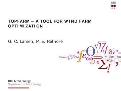 Pdf Topfarm A Tool For Wind Farm Optimizationdtu Wind Energy