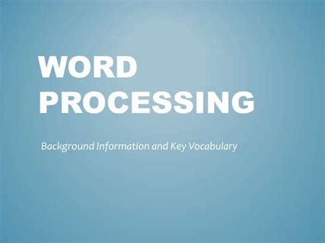 Lesson 1 Understanding Ms Word 2016pptx