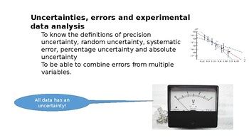 A Level Physics AQA Measurements And Their Errors Types Of Error And Combining E