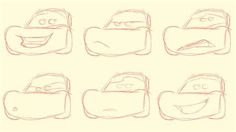 Pixars Cars The Series — 2019 Lightning Mcqueen Facial Expression