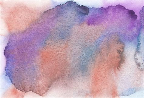 보라색과 주황색 배경의 수채화 그림 사진 Unsplash의 월페이퍼 이미지