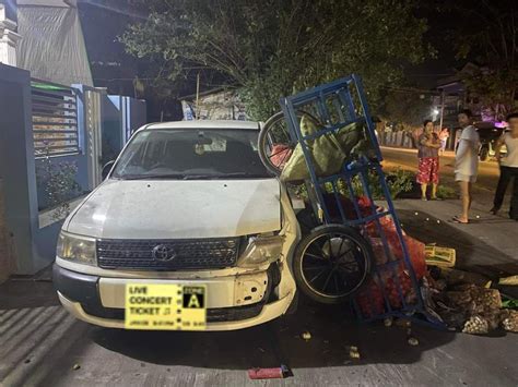 မော်လမြိုင်မြို့တွင် ဈေးရောင်းထွက်လာသည့် လင်မယား ၂ ဦးကို ကားတစ်စီးမှ ဝင်တိုက်မိခဲ့ရာ အမျိုးသားဖ