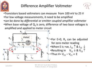 Electronic DC Voltmeter Using PMMC PDF