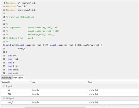 将matlab中的函数导出为cc文件matlab导出c代码函数不支持 Csdn博客