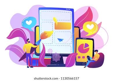Front End Development Concept Vector Illustration Stock Vector Royalty Free