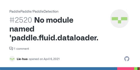 No Module Named Paddle Fluid Dataloader Collate Issue PaddlePaddle PaddleDetection