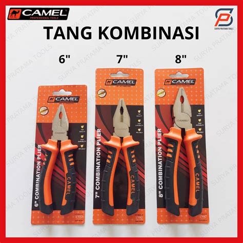Jual Tang Kombinasi 6 7 8 Inch Camel Tang Biasa Tang Jepit