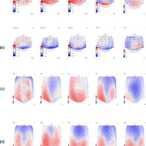 A Brain Topographic Map Of P3 P300 B Brain Map Of P8 Position Of