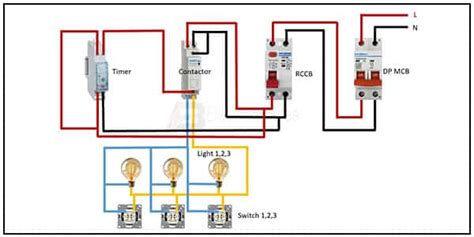 Garden Lights Contactor Wiring Electrician Idea