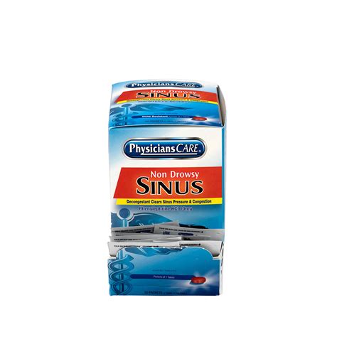 Physicianscare Non Drowsy Sinus Decongestant Firstaidonly