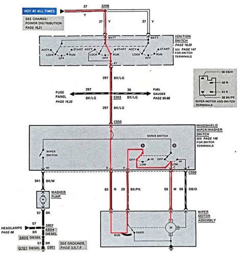 Early Bronco Wiper Motor Wiring Diagram Wiring Diagram