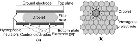 A Basic Cell Used In A Digital Microfluidics Based Biochip B Download Scientific Diagram
