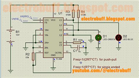 TL494 Current Mode PWM Controller IC Tester Circuit ElectroBUFF On YouTube