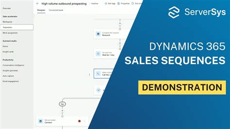 Demonstrating Dynamics 365 Sales Sequences Microsoft Uk Partner Youtube