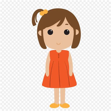 卡通红衣女孩矢量图png图片素材下载图片编号qoologmq 免抠素材网