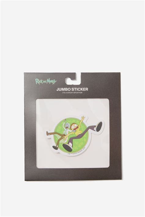 Rick And Morty Jumbo Sticker