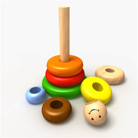 3d Model Stacking Toy