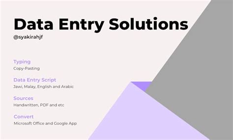 Convert Data From Pdfs To Excel Or Spreadsheets By Jamilahsyakirah Fiverr
