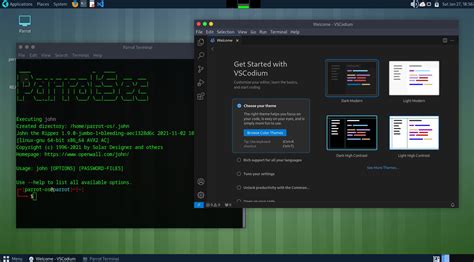 Parrot Linux Parrot Security 311 32 Bit Linux Pentesting Os On Dvd