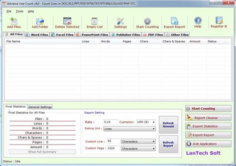 Advance Line Count Software Use To Count Line In Multiple Files Advance Word Words Medical