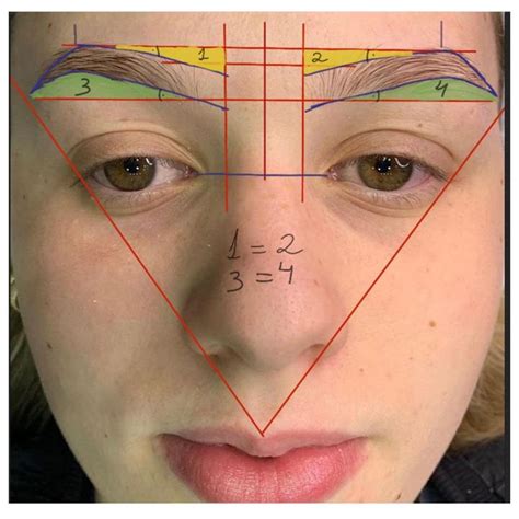 Brow Mapping Eyebrow Design Permanent Makeup Eyebrows Eyebrow