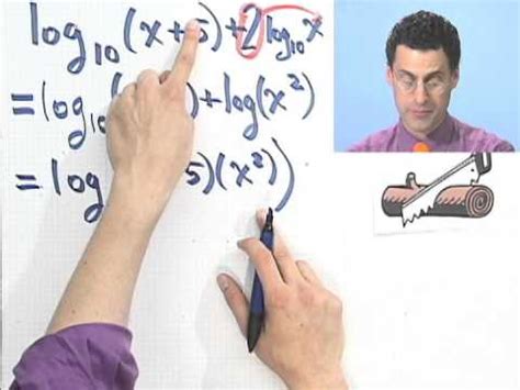 Intro To Adding And Subtracting Logs Same Base Expii
