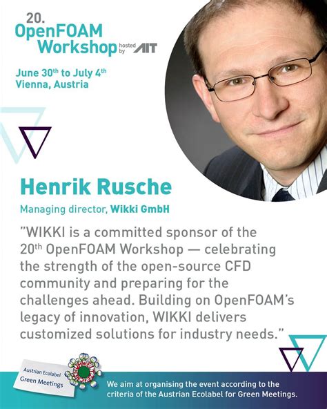 🌟 Excited For The 20th Openfoam Workshop In Vienna June 30th July