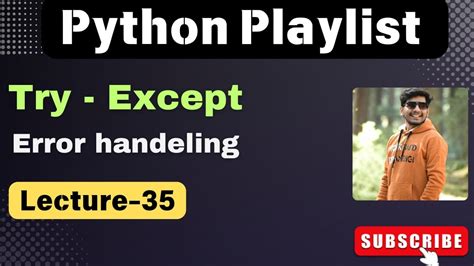 35 Python Exception Handling Try And Except Explained With Real World Examples 🚀 Youtube