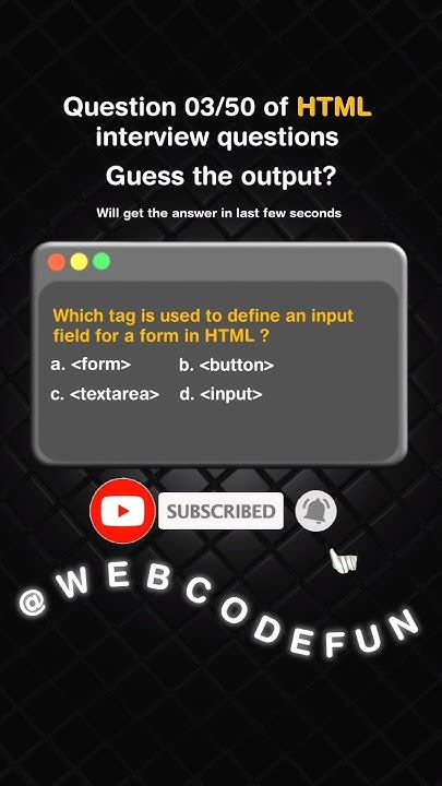 350 Html Interview Questions Shots Tranding Viralshort Interview Html Youtube