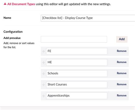 Adding A Checkboxlist Crashes Back Office Umbraco Community Forum
