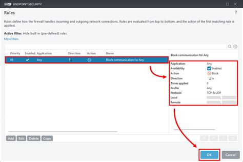 Kb6977 Create Or Edit Firewall Rules For Client Workstations In Eset Endpoint Security