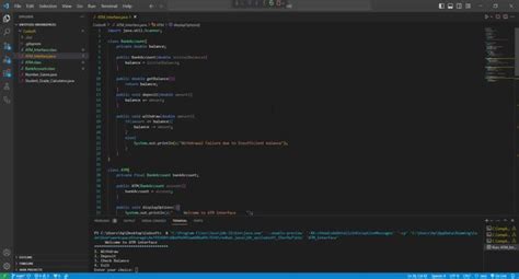 ritwika mahapatra on linkedin here s my task 3 project atm interface 🏧 a user friendly