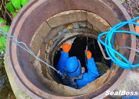 Sealing Manholes With The Sealboss System Sealboss Corp