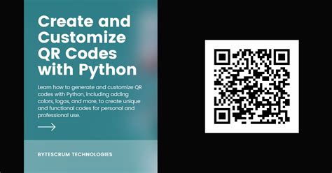 How To Create Custom Qr Codes Using Python