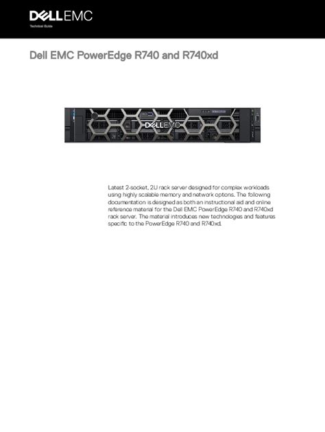 Dell Emc Poweredge R740