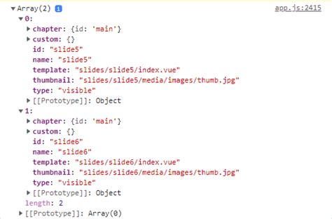 Slides And Chapters Structure EWizard Js Framework